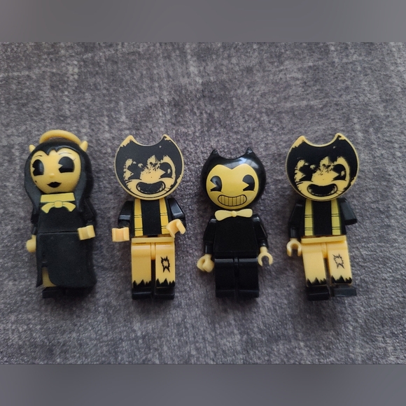 Bendy | Toys | Bendy And The Ink Machine Set Of 4 Mini Figures ...